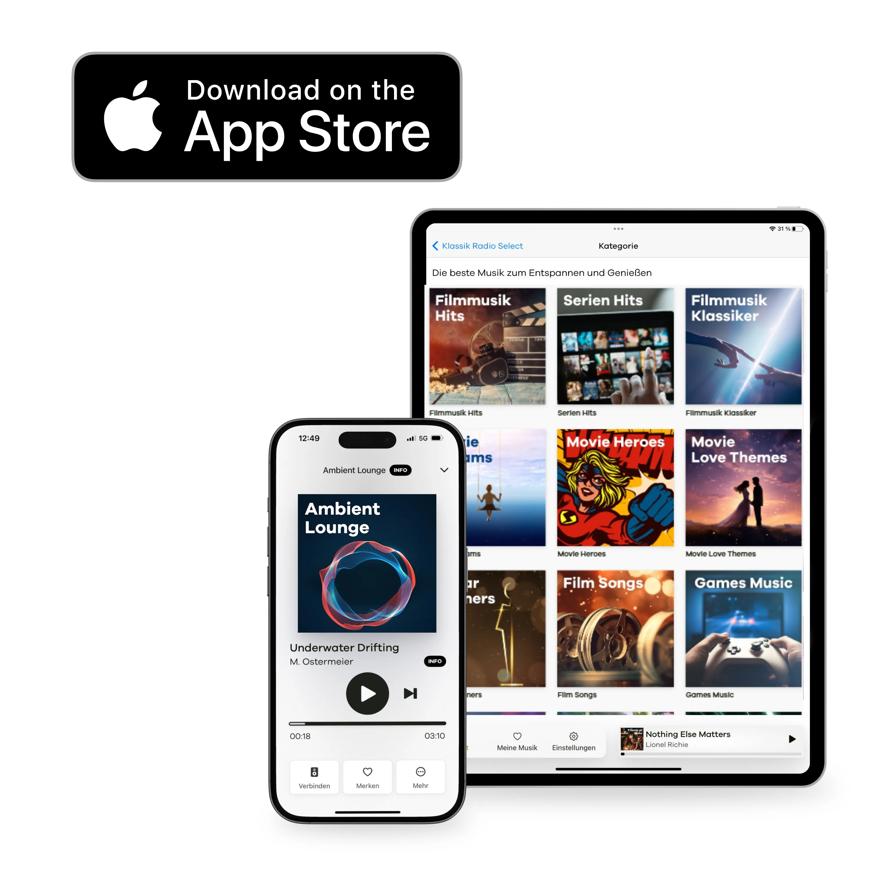 Klassik Radio Plus - Die Musik-App zum Entspannen und Genießen